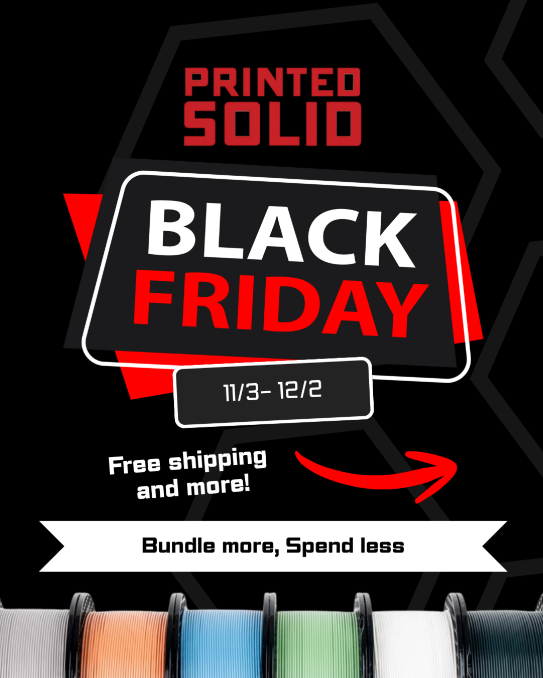 Black Friday MONTH 2025 – Printed Solid